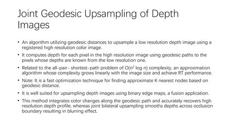 Depth Fusion From Rgb And Depth Sensors Ii Ppt