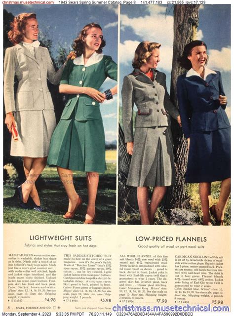 1943 Sears Spring Summer Catalog Page 8 Catalogs And Wishbooks 1940s