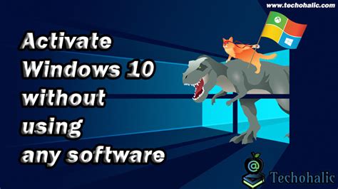 Techohalic On Tumblr How To Activate Windows 10 Without Any Software Activate Windows 10