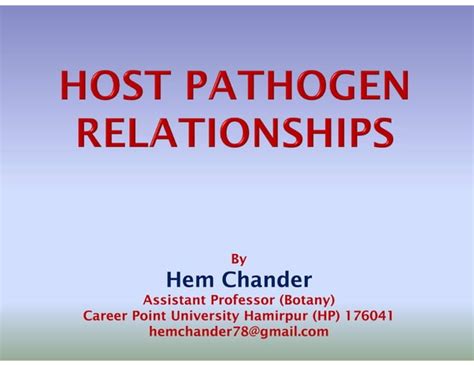 32 Host Pathogen Relationshippdf