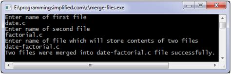 Merge Two File Project In C C With Source Code And Report Download Kashipara