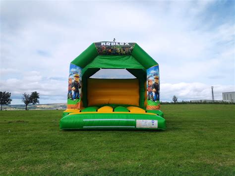 Roblox Bouncy Castle And Gazebo Hire In Glasgow Paisley Greenock Party Zone Hire