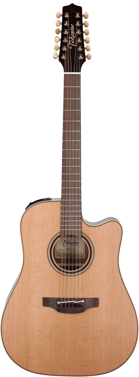 Takamine P3dc12 Acoustic Electric Guitar 12 String With Case