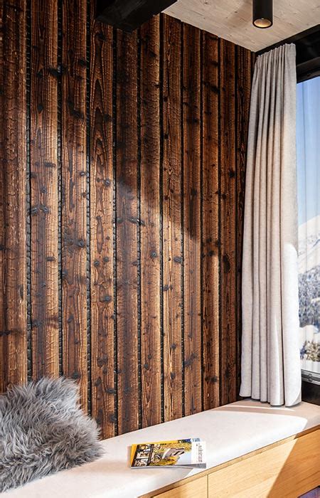 Wandvertäfelung Mit Veredeltem Holz Ennobled