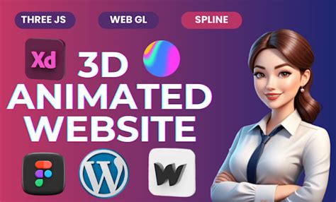 3d Animated Website 3d Webflow Website Three Js Webgl Gsap Animation