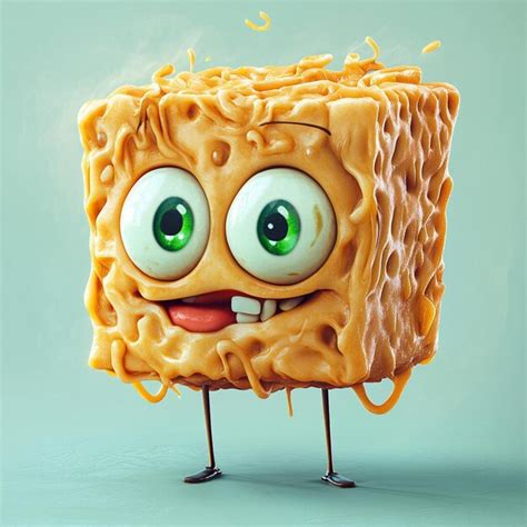 Funny Brain Cartoon Characters Premium Ai Generated Image