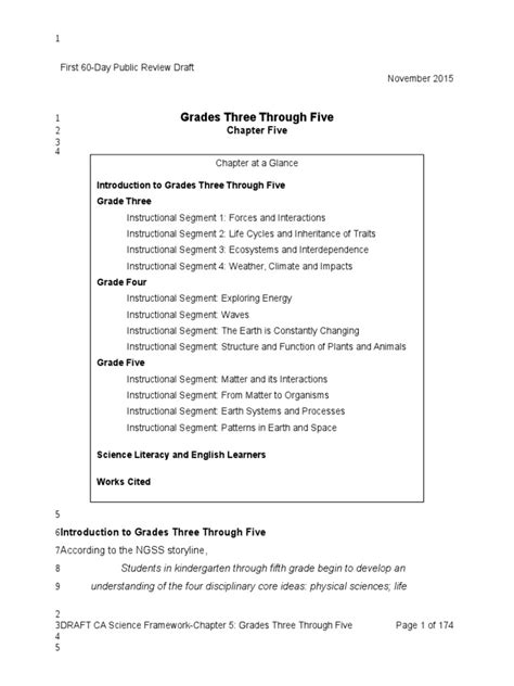 Ngss Ca Framework Grades 3 5 Pdf Magnet Force