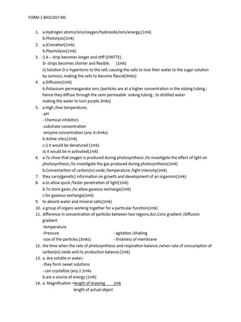Bio Form 1 M Scheme Mod07042022001 Pdf Water Digestion