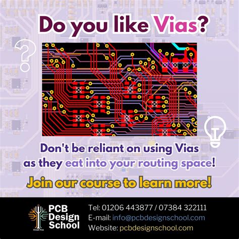 When Designing A Pcb Dont Be Reliant On Using Vias As They Eat Into Your Routing Space Please