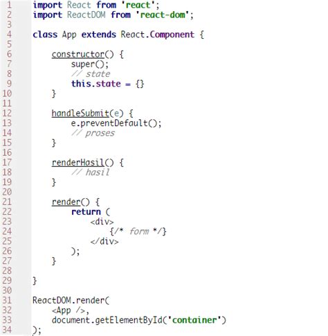 membuat kalkulator dengan react js