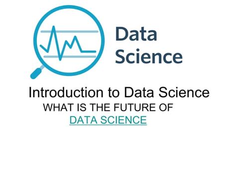 introduction to data science ppt