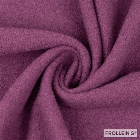 Boiled Wool Fabric Solid Raspberry 100 Wool Etsy