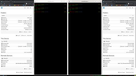 web ui shows up to date but with different global and local states