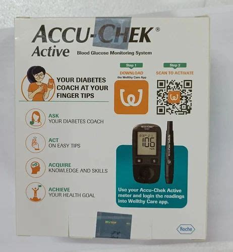 1 50 Mmol L Accu Check Active Glucometer For Hospital 14 Days At