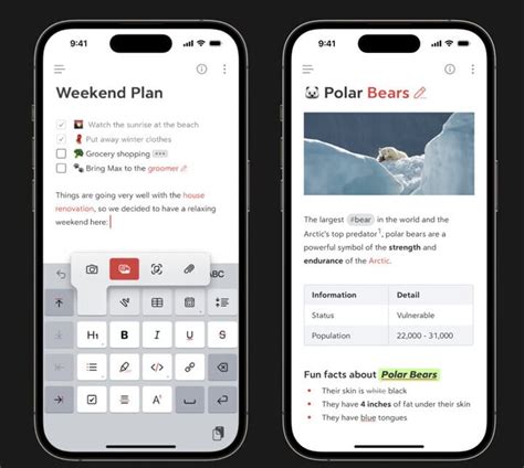 cross platform markdown notes app bear adds new features in version 2
