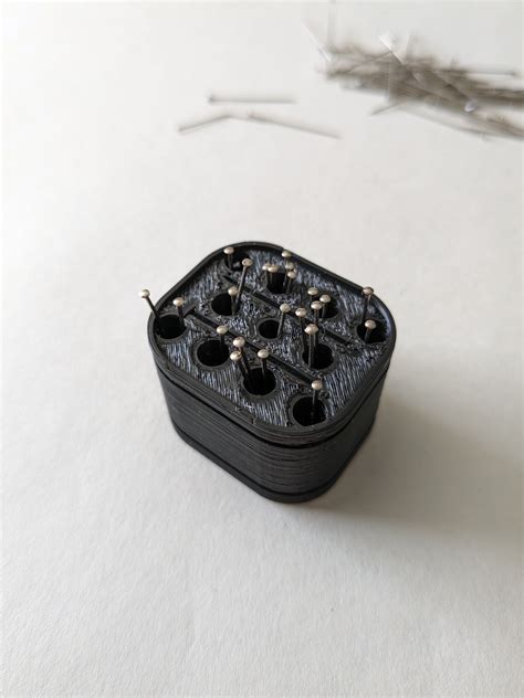 The Magnetic No Spill Pin Bin By Hncxtech Download Free Stl Model