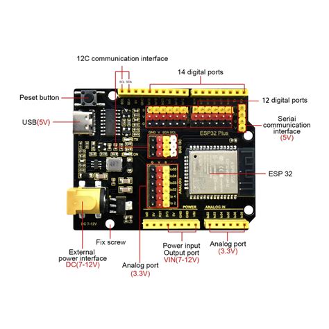 Carte Développement Esp32 Plus Pour Bricolage Test Et Avis
