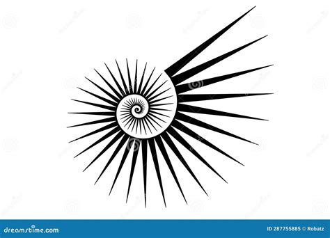 Fibonacci Golden Ratio Geometric Shapes Spiral Snail Spiral Sea