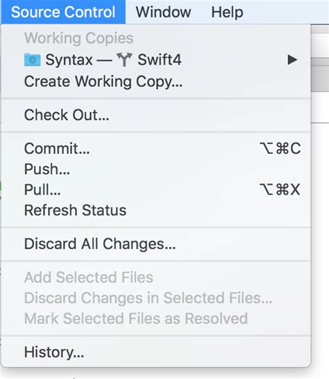 Git Switching Branch On Xcode 9 Stack Overflow
