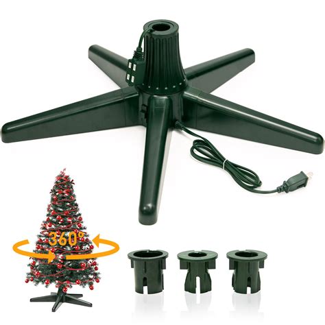 Rotating Christmas Tree Stand 360 Degree Spinning