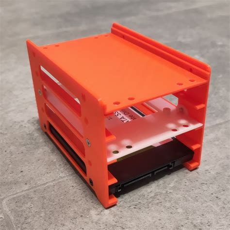 2 5 Rack With Trays For A Raspberry Pi By Dc6gf Download Free Stl Model