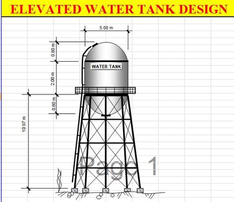 Elevated Water Tank Design Elevated Water Tank Civil Website