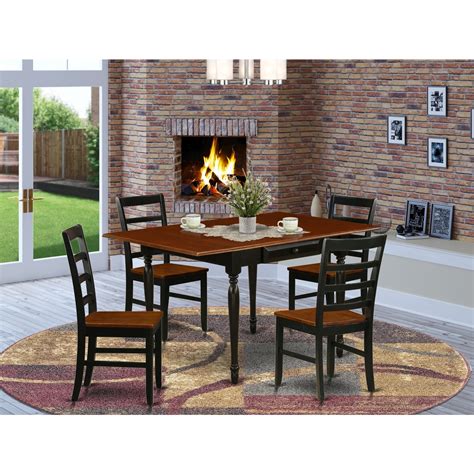 Homestock Neo Classical Nostalgia 5 Pc Dining Room Table Set Durable