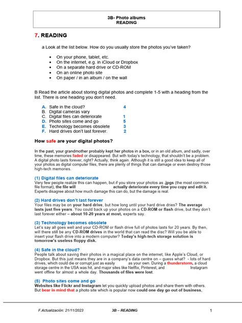 3b reading pdf computer file usb flash drive