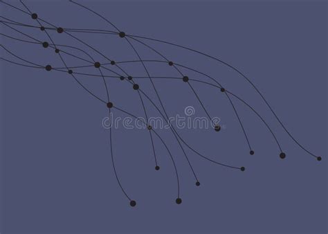 Abstract Wavy Circuit Board Connection Background Design Stock Vector Illustration Of Connect