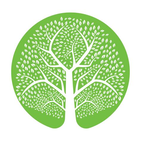 Heavy Green Tree Vector Template Design Tree Vector Design 11514851