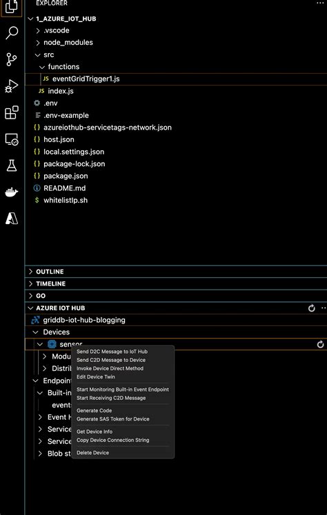 Create A Server Less Iot Hub Using Griddb Cloud And Microsoft Azure