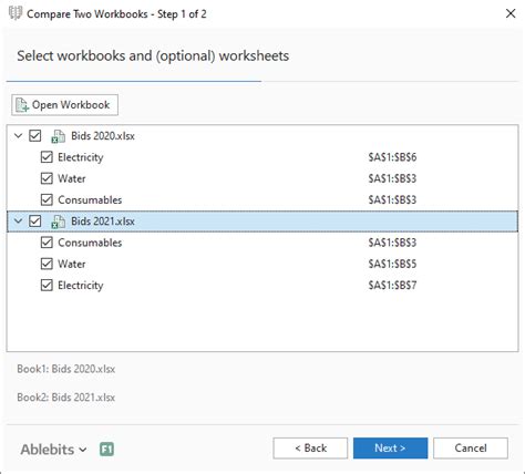 How To Compare Two Files In Excel With Ultimate Suite