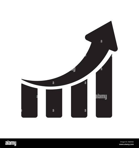 Graph Chart Icon Vector Growth Icon Symbol Stock Vector Image And Art