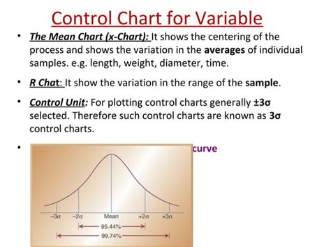 Quality Control Chart Ppt Science