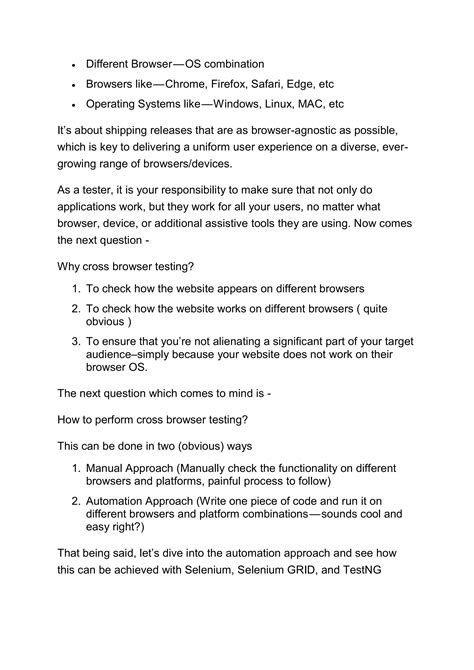 Cross Browser Testing Using Selenium Gridpdf
