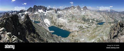 Panorama Of The Minaret Range In The Sierra Nevada Near Mammoth Lakes