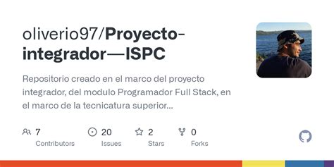 github oliverio97 proyecto integrador ispc repositorio creado en