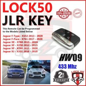 Lock50 JLR KEY Tool For Transponder Key Copy Clone Duplicate Unlocking Change ID Emulator