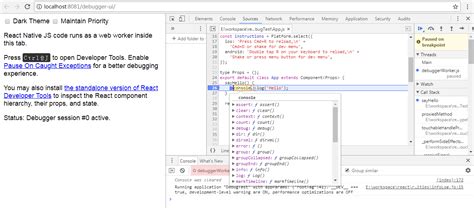 React Native基础and入门教程：调试react Native应用的一小步 葡萄城技术团队 博客园