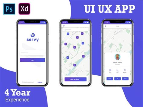 A Ui Ux Design App Mobile Application For Ios Or Android Mobile Upwork