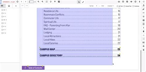 How To Create A Table Of Contents In PDF