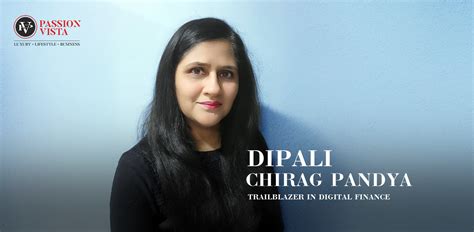 Dipali Chirag Pandya Passion Vista Magazine