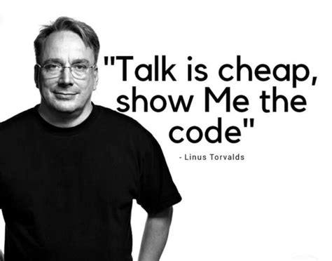 Suyash Jain On Instagram 🕺talk Is Cheap Show Me The Code Linus