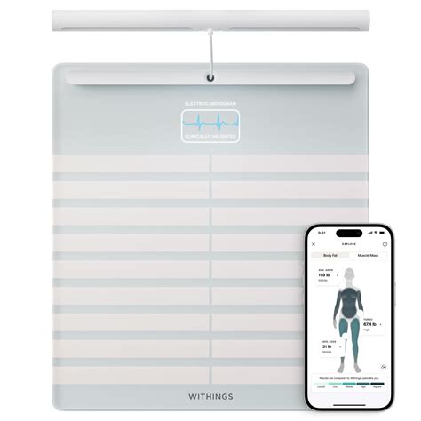 Withings Body Scan Smart Scale With Segmental Body Composition Analysis Weighing Scales Body