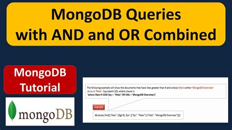 Mongodb Queries With And And Or Combined Mongodb Tutorial For