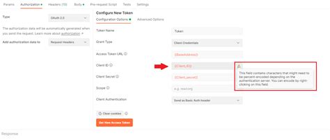 variables in oauth2 help postman