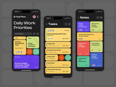 Task Flow Mobile App Concept By Bato On Dribbble
