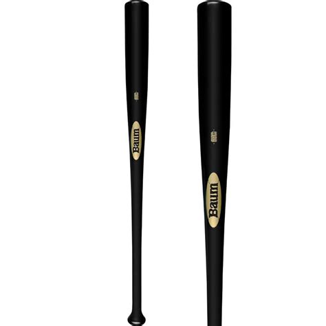 Baum Bat Gold Stock 3 Maple Baseball Bat Bbmsgstkpro3 Bk Hb