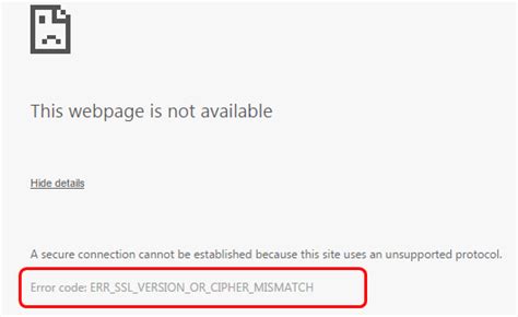 Fixed Errsslversionorciphermismatch On Windows Driver Easy