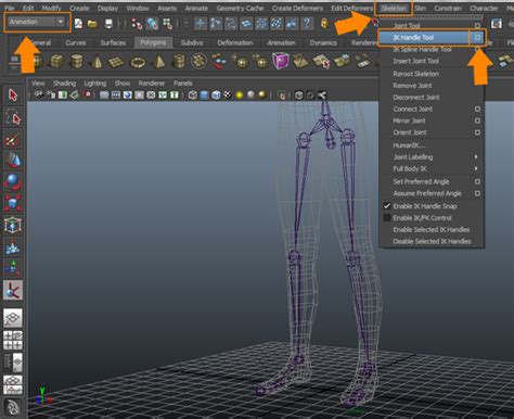 Build A Human Character Rig In Maya And Spline Ik With Cluster